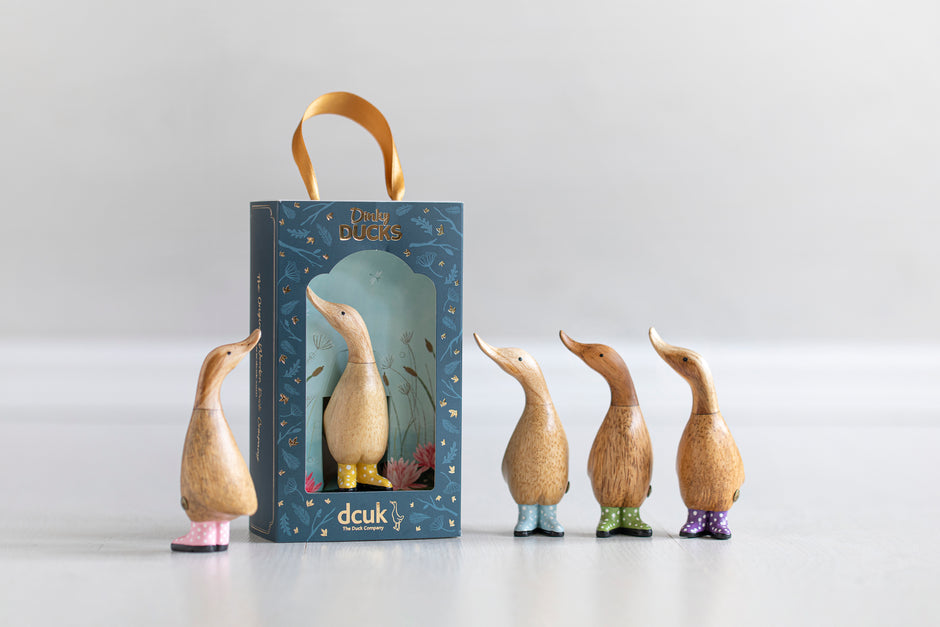 DCUK Wooden Ducks With Names and Wellies For Sale – Ducks-n-Stuff